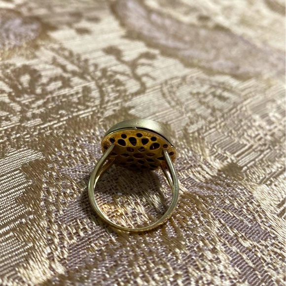 Technibond | Jewelry | Tecnibond New 925 Silver Wirh Gold Overlayswirl ...